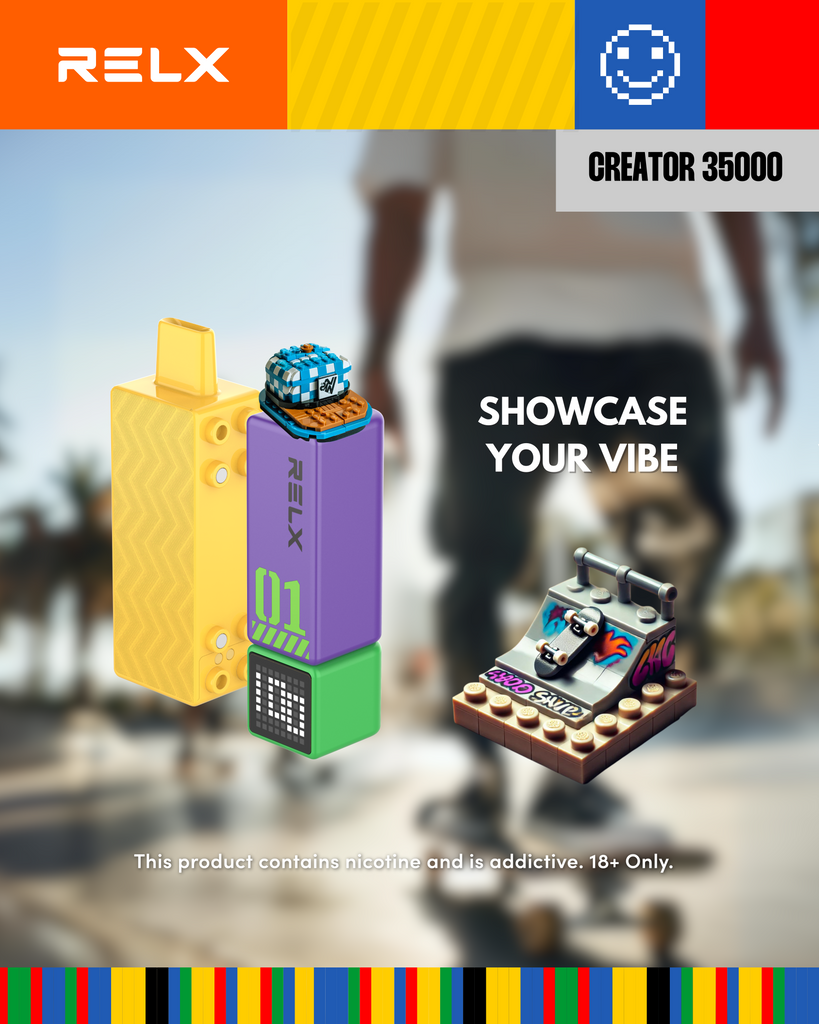 RELX CREATOR PRO DISPOSABLE 35000 PUFFS | THE VAPE SITE