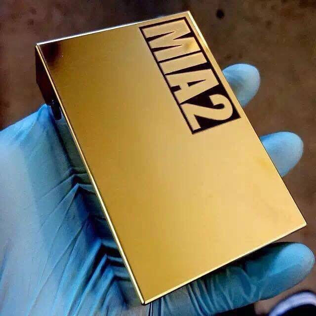 BMI - THE MIA2 BOX MOD (Brass w//18K Inner Plate) | THE VAPE SITE