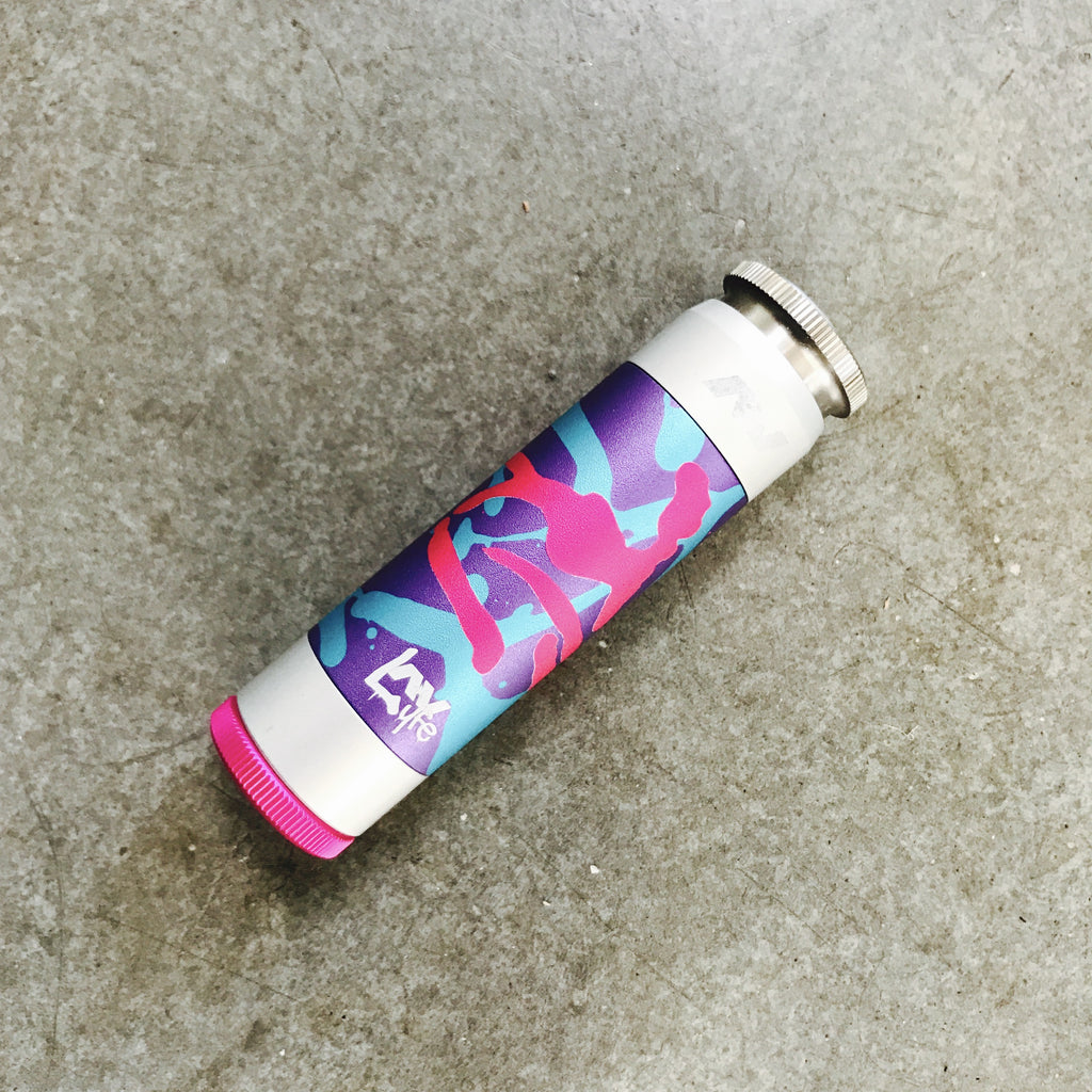 AVID LYFE - SILVER ALUMINUM ABLE MOD WITH SPLATTERED SLEEVE | THE VAPE SITE