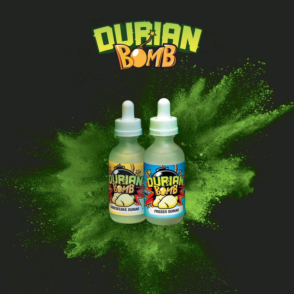 DURIAN BOMB E-LIQUID - FROZEN DURIAN (60ML GLASS BOTTLE) | THE VAPE SITE