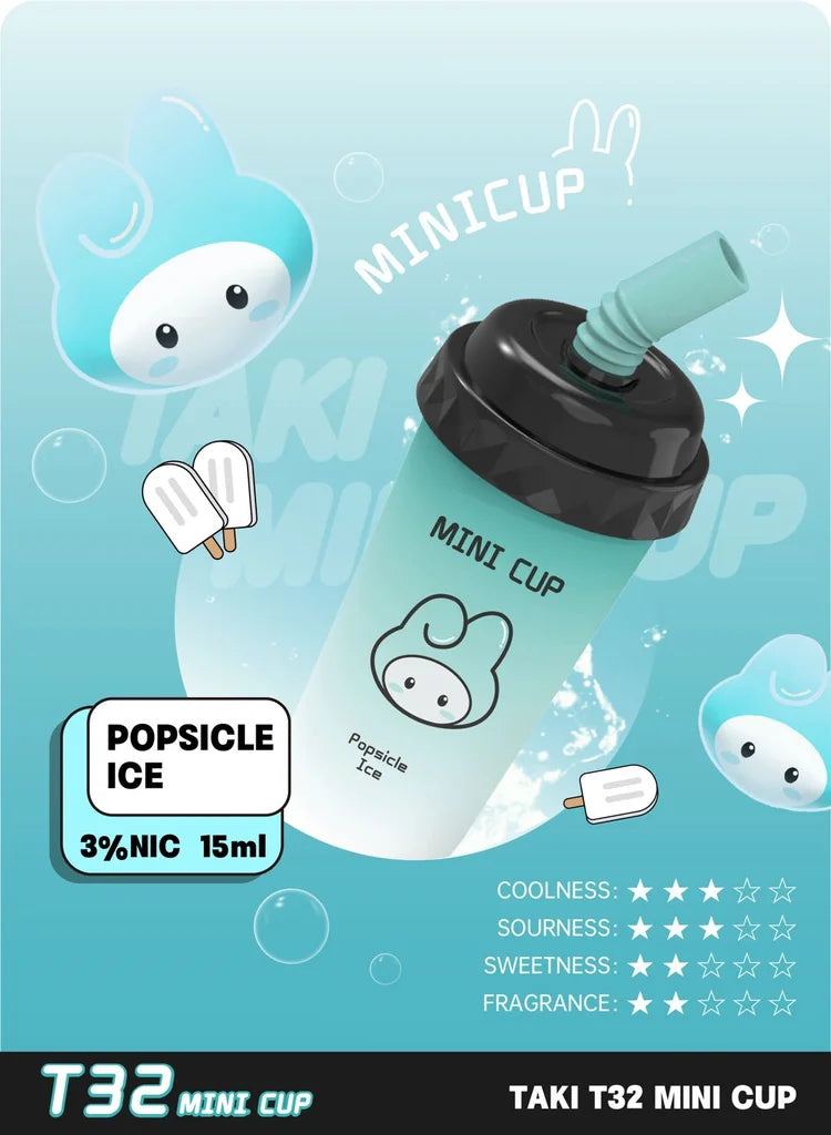 TAKI-VEEX T32 KAWAII Disposable vape- Mini cup- 15ml-6000puffs | THE ...