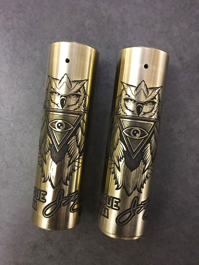 Rogue--- Three Eyes Owl by J. MARK DESIGNS | THE VAPE SITE