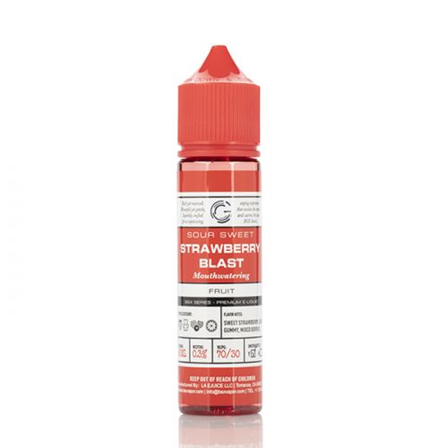 STRAWBERRY BLAST - BASIX SERIES - GLAS E-LIQUID - 60ML | THE VAPE SITE